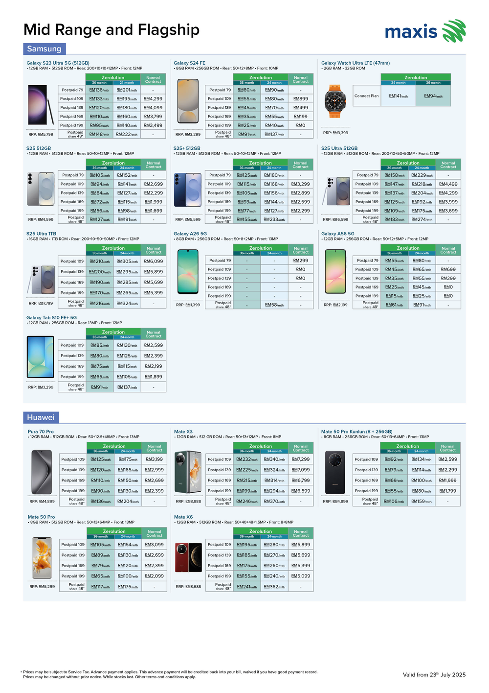 Maxis Plan – Urban Republic Online Store