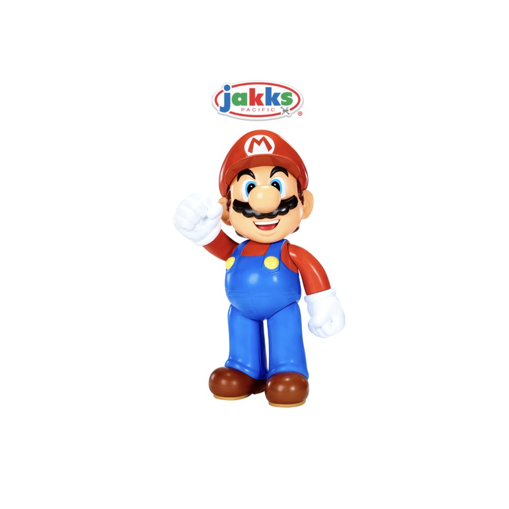 Nintendo Super Mario 20 Inch Big Posable Figurines- Mario by Jakks Pac ...