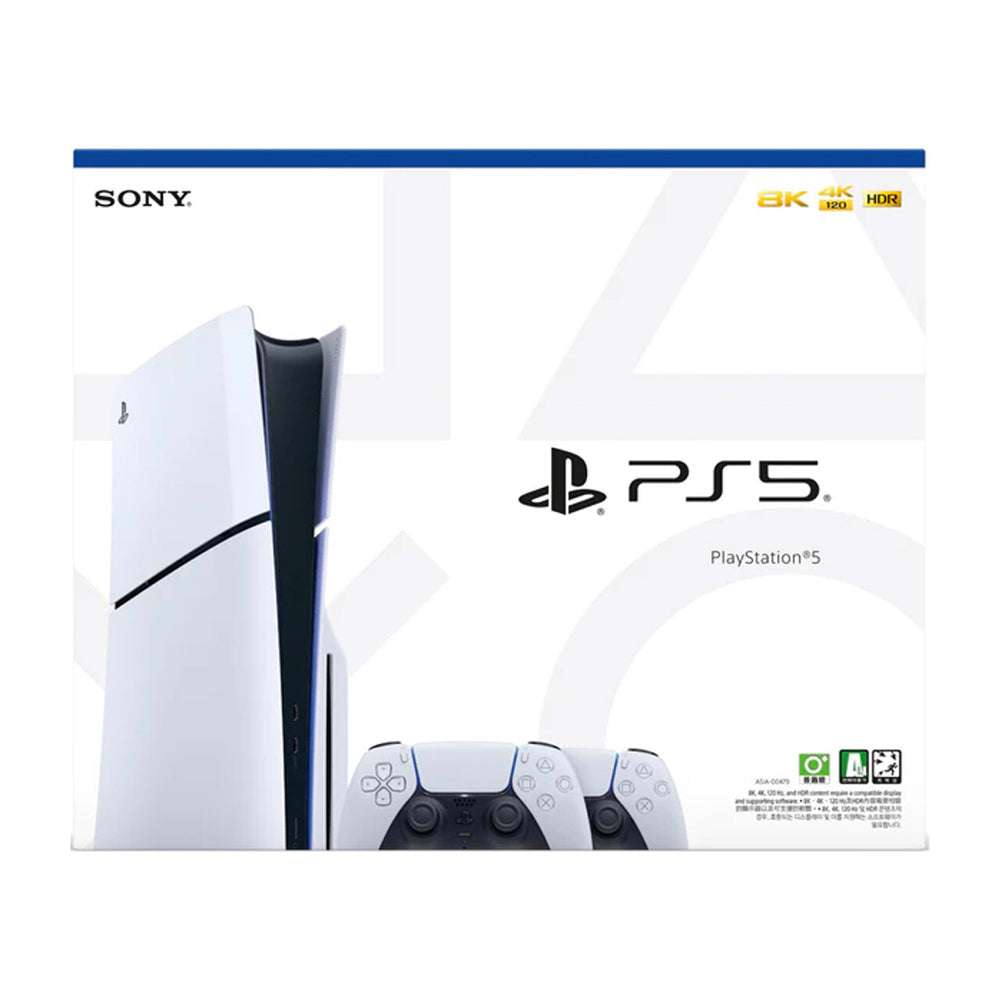 SONY PlayStation®5 Disc Console (Slim) – Two DualSense Wireless Contro ...