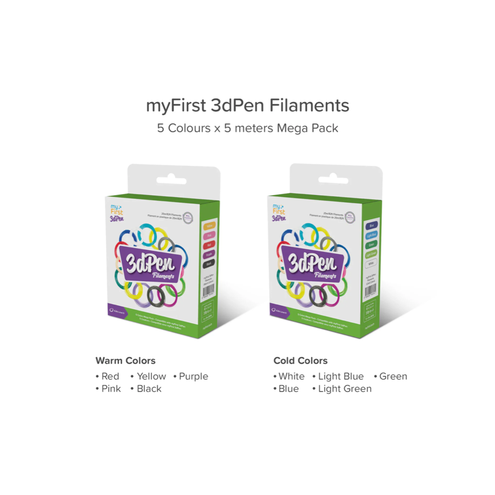 myFirst 3D Pen Filament (Cold/Warm) – Urban Republic Online Store